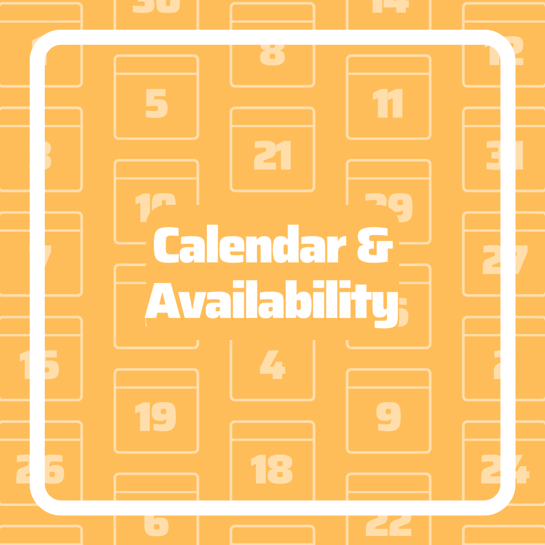 Availability & Calendar - PoptopUK Suppliers Blog